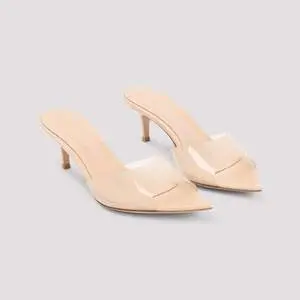 GIANVITO ROSSI Elle 55 Patent Leather Mules - Multicolor