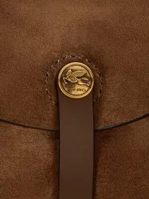 Etro Suede Fringe Small Pony Bag