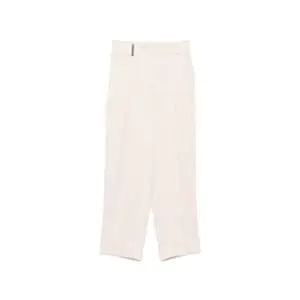 Peserico Pale Acetate Blend Flared Trousers - Pink