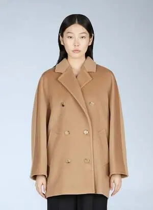 MAX MARA MAX MARA Short 101801 Icon Coat In Wool-Cashmere Blend