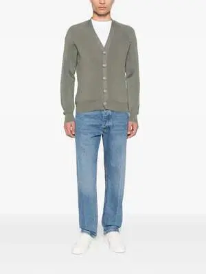 Brunello Cucinelli English Rib Knit Cardigan - Multicolor