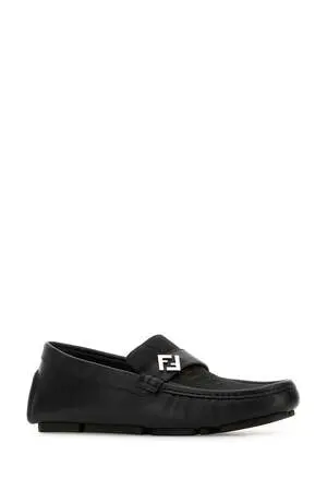 Fendi Driver Tess.ff Sfumato+vitello Loafers - Multicolor