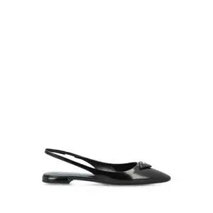 Prada Crochet Ballet Flats - Black