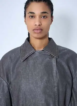 Our Legacy Court Coat In Washed Nylon