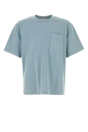 Marni Powder Cotton T-shirt - Blue
