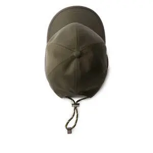 Prada Baseball Cap With Enamelled Triangle Logo - Green