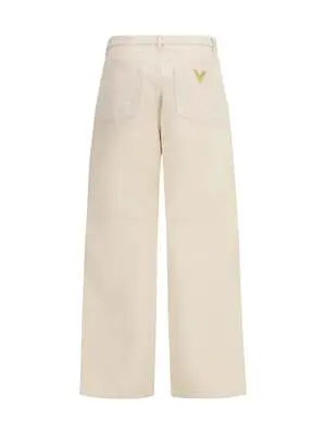 Valentino Garavani Loose Fit Denim Pants - Multicolor