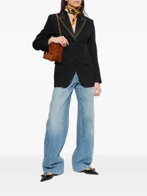 Versace Embellished Wool Evening Jacket