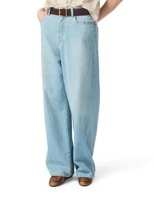 Miu Miu Straight Leg Jeans - Blue