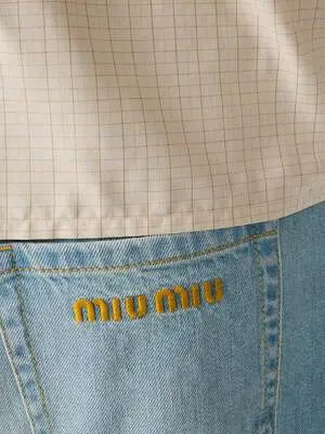 Miu Miu Straight Leg Jeans - Blue