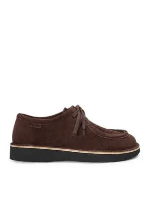 Loewe Suede Calfskin Lace-up Shoes - Brown