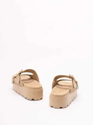 Prada Platform Strap Sandals - Multicolor