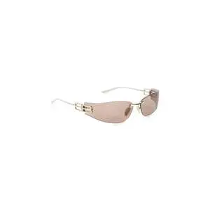Balenciaga D Frame Sunglasses - Silver