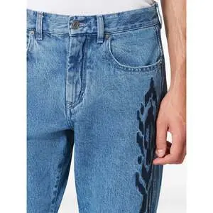 Isabel Marant Étoile Embroidered Regular & Straight-leg Jeans - Blue