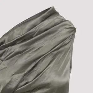 Rick Owens Dark Dust Cupro Tailored Firbanks Dress - Brown