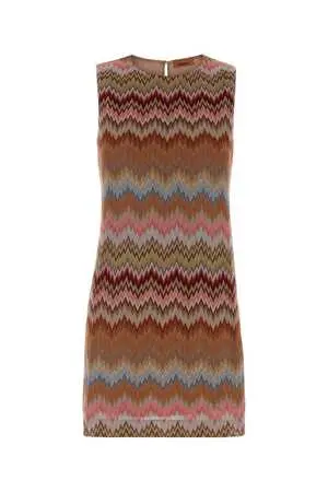Missoni Embroidered Viscose Mini Dress - Multicolor
