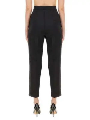 Max Mara Verbano Wool Pants - Black
