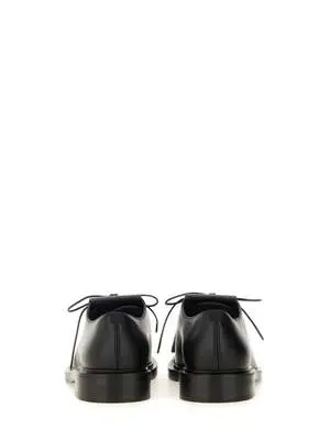Max Mara Leather Derby Shoes With Fringe Detail