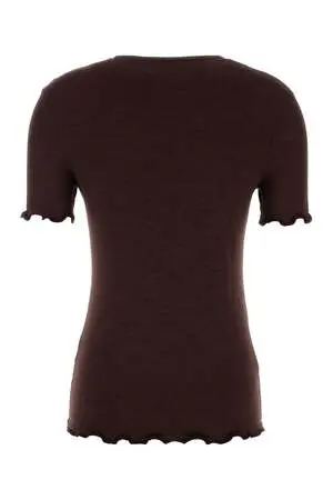 JIL SANDER Stretch Silk Blend T-shirt
