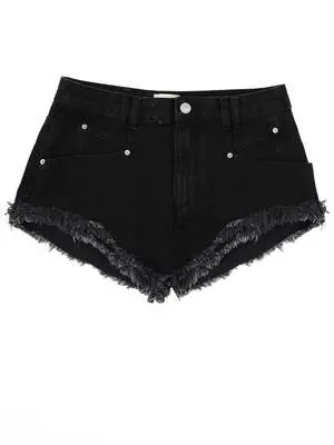 Isabel Marant Étoile Endeidala Denim Shorts - Black