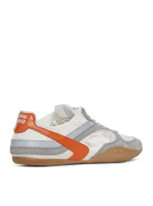 Miu Miu Technical Fabric And Suede Gymnasium Sneakers - Multicolor