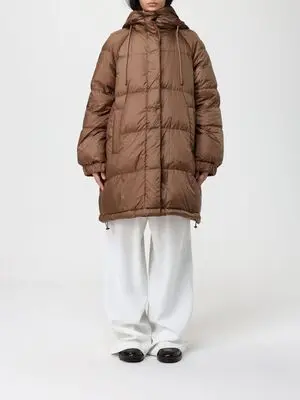 Max Mara Weekend Max Mara Quilted Hooded Puffer Jacket Brown