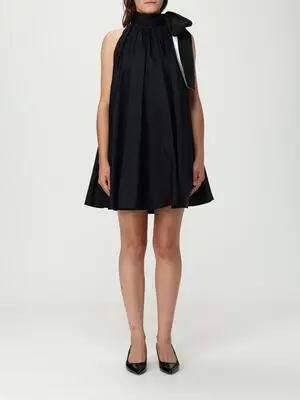 Max Mara Sleeveless Dress With Bow Detail - Black