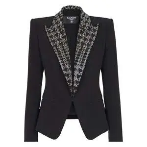 Balmain Embroidered Lapel Six-button Blazer