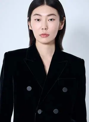 Saint Laurent Double-breasted Velvet Blazer