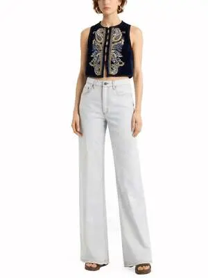 Etro Jeans With Paisley Pattern