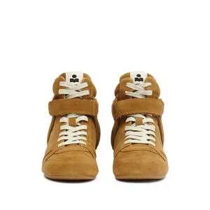 Isabel Marant Étoile High Top Sneakers With Perforated Detailing - Brown