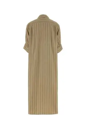 JIL SANDER Embroidered Poplin Shirt Dress - Multicolor