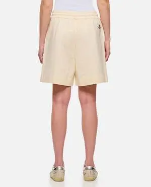 Moncler Knitted Shorts With Elasticated Waistband