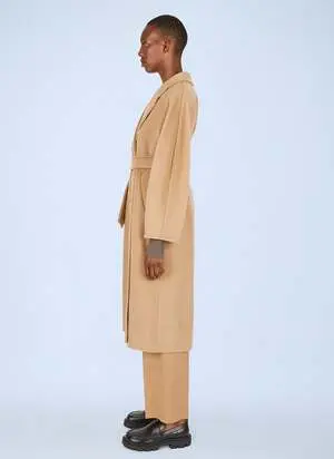 Max Mara Madame 101801 Coat In Wool-cashmere Blend - Multicolor