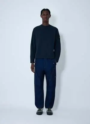 Stone Island Crewneck Fine Knit Jumper - Blue