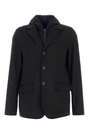 Herno Jersey Blazer With Hood