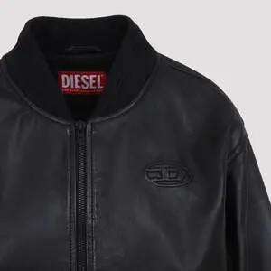 DIESEL® Lamb Skin Bomber Jacket