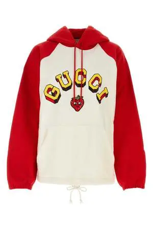 Gucci Two-tone Cotton Oversized Sweatshirt - Multicolor