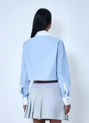 VIVIENNE WESTWOOD Layered Collar Cropped Shirt
