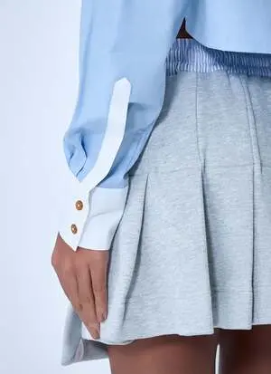VIVIENNE WESTWOOD Layered Collar Cropped Shirt