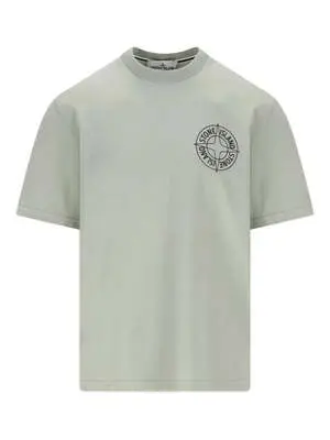 Stone Island 60/2 Cotton Jersey Garment Dyed T-shirt