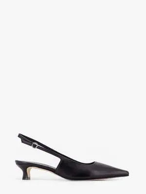 AeydĒ Catrina Leather Slingback Pumps - Black