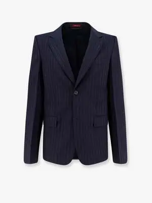 Gucci Pinstripe Wool Single-breasted Blazer - Multicolor
