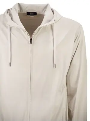Herno Stretch Techno-nylon Hooded Bomber Jacket - Multicolor