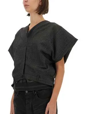 Balenciaga Wool Tailoring Top