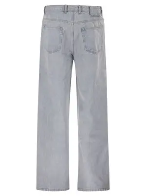 A.p.c. Washed Cotton Denim Wide-leg Jeans - Multicolor