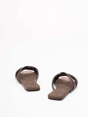 Brunello Cucinelli Lambskin Sandals - Multicolor