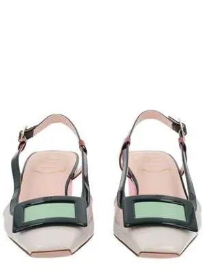 ROGER VIVIER Lacquered Slingback Pumps - Multicolor