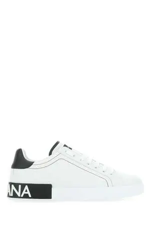 Dolce & Gabbana Nappa Leather Portofino Sneakers