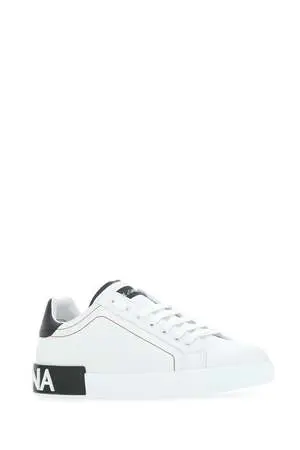 Dolce & Gabbana Nappa Leather Portofino Sneakers
